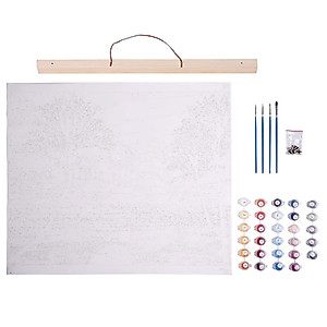 Beach Sunset with Palm Trees Paint-by-Number Kit by Artist's Loft Necessities