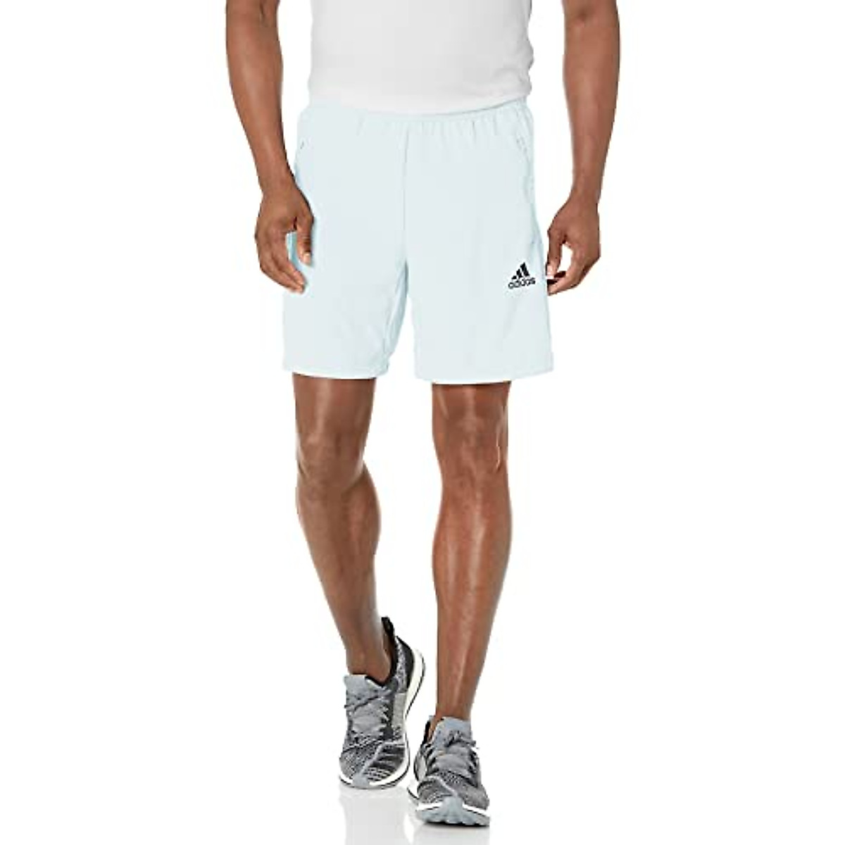 adidas Men's AEROREADY Designed 2 Move Woven Sport Shorts, Almost Blue, Medium/Long