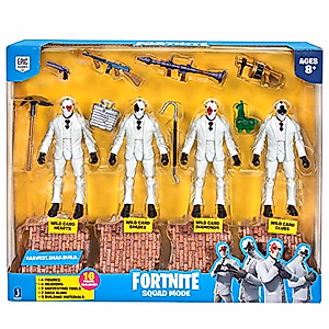 FORTNITE Squad Mode 4 Figure Pack, Highstakes (Amazon Exclusive)