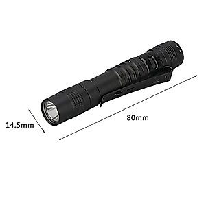 ESASAM Handheld Flashlights， Mini Flashlight Waterproof Lanterna Zoomable Torch Battery Powerful