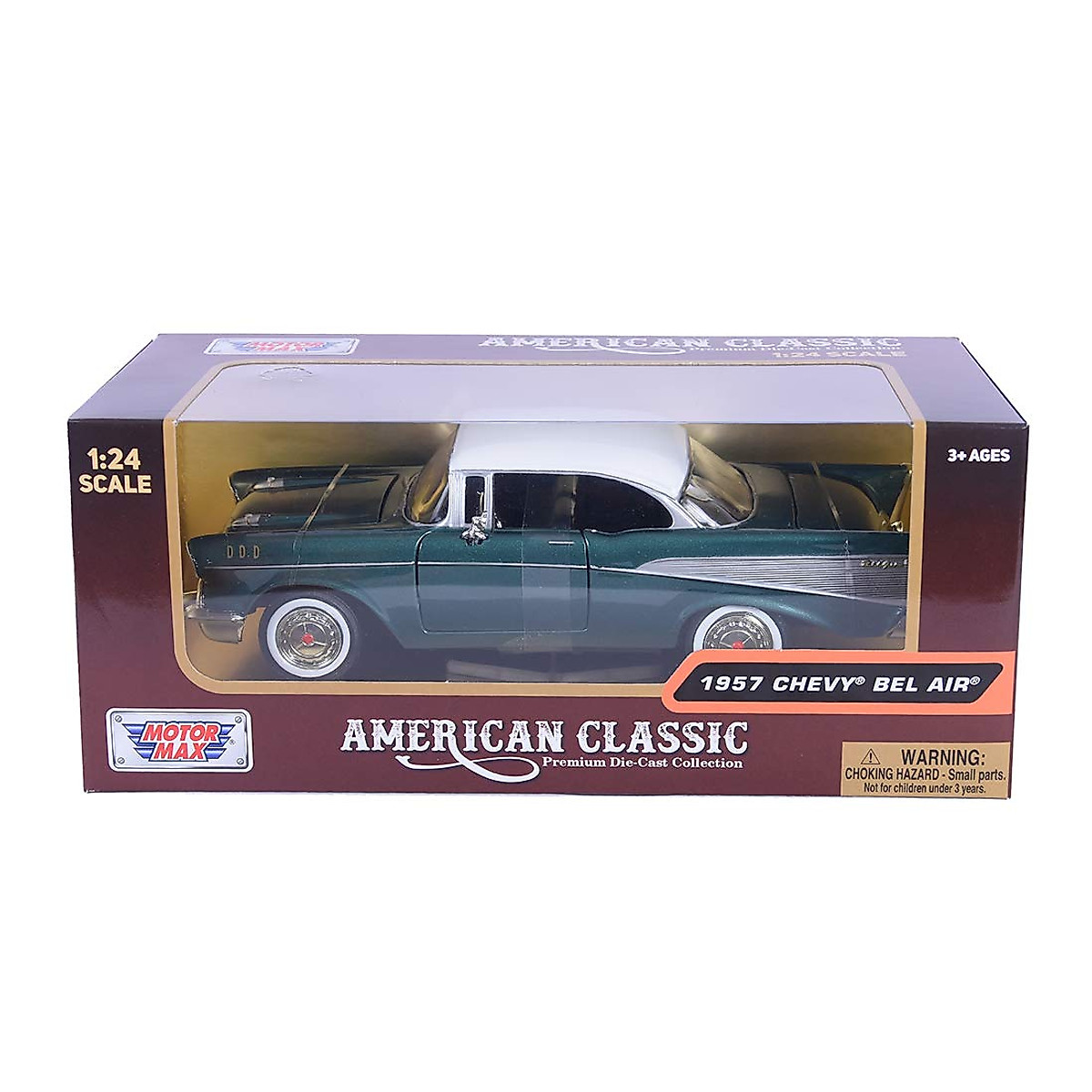 Motormax 1:24 Die-Cast 1957 Chevy Bel Air - Colors May Vary