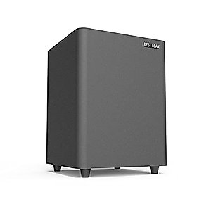 BESTISAN 6.5’’ Subwoofer, Powered Home Audio Sub woofer with Deep Bass in Compact Design, for Studio and Home Theater, Black,SW65C
