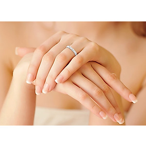 Miabella 925 Sterling Silver Italian 4mm Cuban Link Band Ring for Women Made in Italy (12)