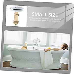 UKCOCO 1Pc Sink Stopper Bath Drain Stopper Lavatory Vanity Stopper Bath tub Anti- Explosion Strainer Sink Drain Drain Seal Cover tub Stopper mop Pool Sealing Cap