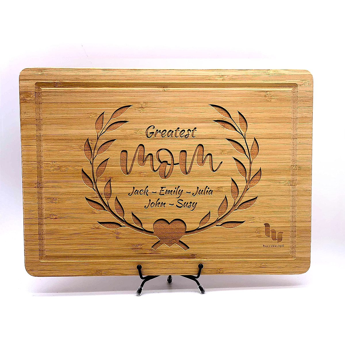 Personalized Gifts for Mom Kitchen, Cutting Board, Custom Engraved Serving Platter, Customized Mom and Grandma Gift, Decor for Mother's Kitchen, Engraved Kitchen Sign, Different Design Options