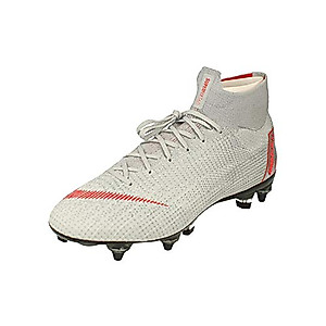 Nike Superfly 6 Elite SG-Pro AC Mens Football Boots AH7366 Soccer Cleats (UK 6.5 US 7.5 EU 40.5, Wolf Grey Light Crimson 060)