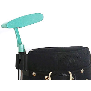 A99 2pcs Golf Bag Clip On Putter Clamp Holder Putting Organizer Club Ball Marker