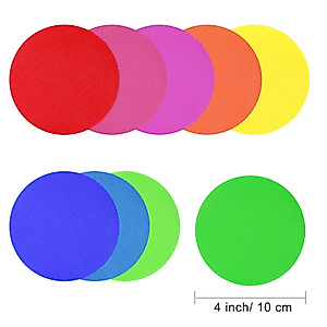 TUPARKA 72 Pack Spot Markers Floor Spots 4 Inch spot Markers for Classroom Preschool and Kindergarten