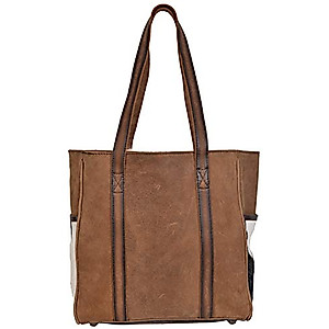 STS Ranchwear Cowhide Heritage Tote Cowhide/Tornado Brown One Size