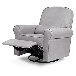 DaVinci Ruby Recliner and Swivel Glider in Misty Grey, Greenguard Gold Certified