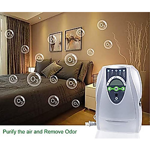 Household Ozone Generator, 500 mg/h Ozone Machine Odor Removal, Specifically Designed ozonator for Clean Water, Fruits, Vegetables