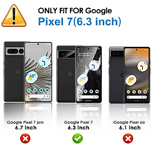 LYWHL [2+2 Pack] for Google Pixel 7 Privacy Screen Protector with Camera Lens Protector, Tempered Glass Anti-Spy Anti-Scratch 9H Hardness Film for Pixel 7 6.3” [Don’t Support Fingerprint Unlock]