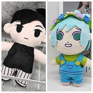 2PCS 8.26 in Omori Stuffed Pillow Cartoon Cosplay Merch Prop Game Figure Plush Toy