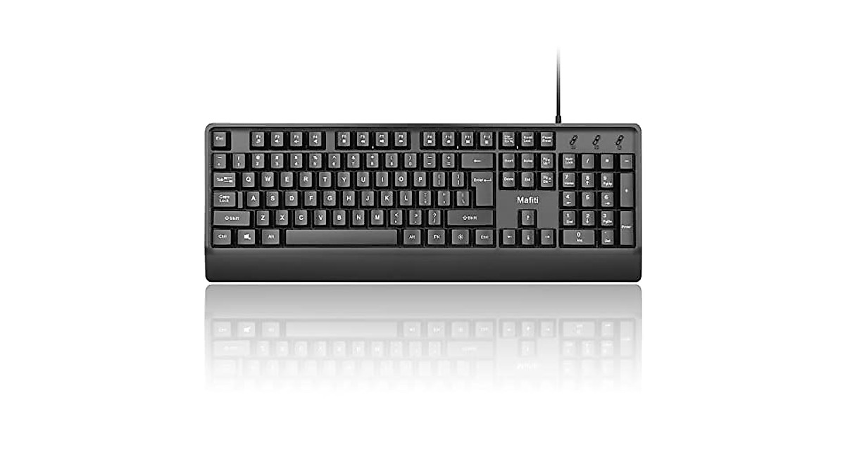 Mafiti Wired USB Backlit Keyboard - Comfortable Typing