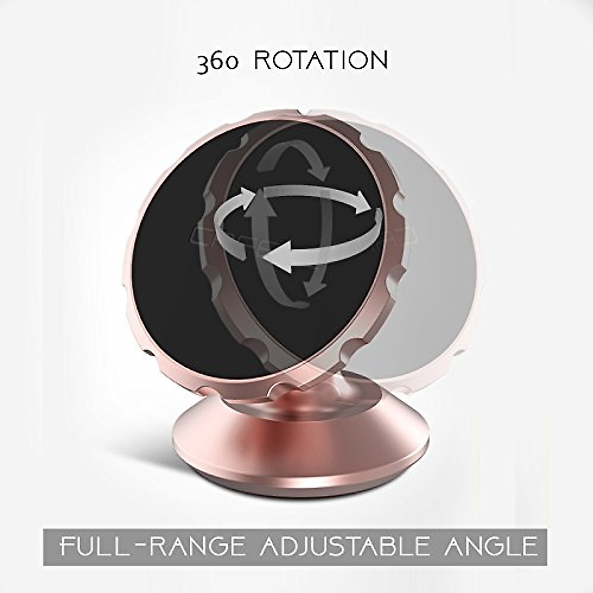 CyberTech 2X Pack Universal Magnetic Air-Vent Car Mount with Dash Mount Holders for iPhone, Samsung Galaxy S Series, Note, HTC, Motorola, Google Nexus, Nokia,Blackerry,and Droid Smart Phones/GPS