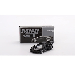Truescale Miniatures Bugatti Centodieci Black Limited Edition 1/64 Diecast Model Car by True Scale MGT00466