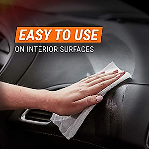 Armor All Car Interior Cleaner Wipes, Car Interior Cleaning Wipes for Dirt and Dust in Cars, Trucks and Motorcycles, 25 Count