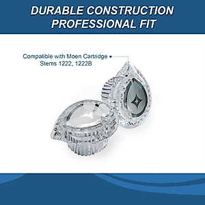 Grandiance 2 PCS Replacement Faucet Handle Compatible with Moen 100710 Posi Temp One Handle Tub and Shower Knob Handle Kit, Replacement Knob Handle for Moen Bathroom Faucet