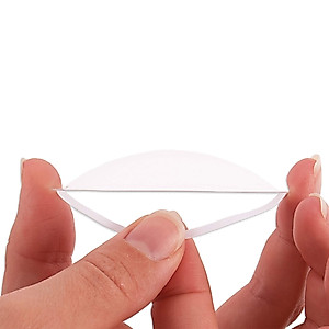 Sizzix Shaker Domes , Egg/Balloon, 7.6 x 5.1cm (2" x 3"), 6 Pack, Clear