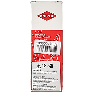 KNIPEX Cable Shears, 6-1/2 In L, 1/0 AWG, Red