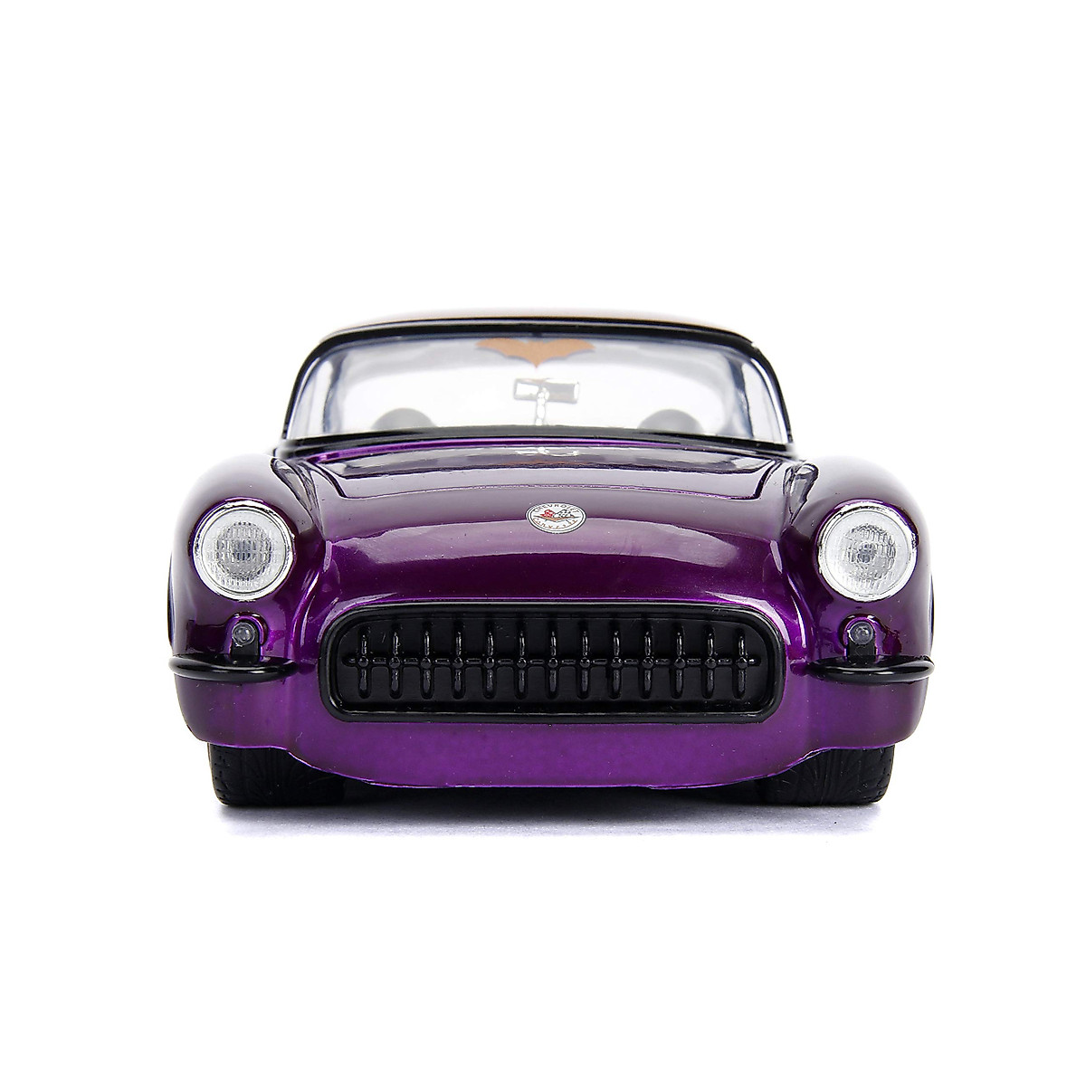 Jada Toys 1: 24 1957 Chevy Corvette W/Batgirl Figure (Blue)