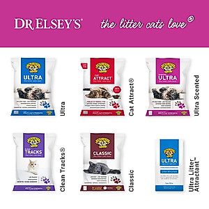 Precious Cat Elsey's Ultra Scented Cat Litter,18 Lb/8.16 Kg (Pack May Vary) Clay