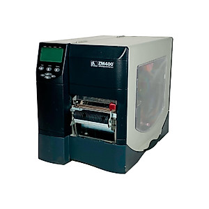 Zebra ZM400 Thermal Transfer Label Printer 600 DPI Peeler Rewinder USB Serial ZM400-6001-4000T, Bundle with Power Cable