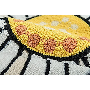 Novogratz by Momeni Cucina Daisy Round Kitchen Mat 3' x 3'