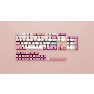ILYCHEEGAMI PBT keycaps XDA Cute Pink keycaps Dye Sublimation Universal Mechanical Keyboard keycaps Compatible with Cherry MX switches,Gateron,Kailh TTC JWK Kawaii pbt keycap Set Keyboard keycaps