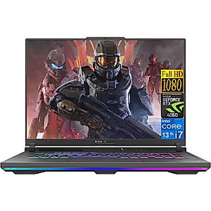 ASUS 2023 Newest ROG Strix G16 Gaming Laptop, 16" FHD 165Hz Display, Intel Core i9-13650HX Processor (14 core), GeForce RTX 4090, 64GB DDR5 RAM, 1TB SSD, Windows 11 Home, with Webcam Cover