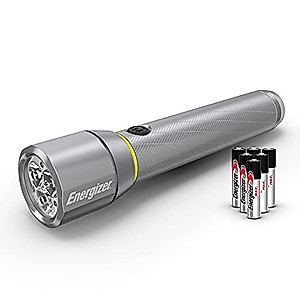 Energizer Vision HD Extra Performance LED Flashlight with Digital Focus, Durable and Bright Flashlight for Hurricane Supplies and Camping Gear, Flash Light with AA Batteries Included, Pack of 1