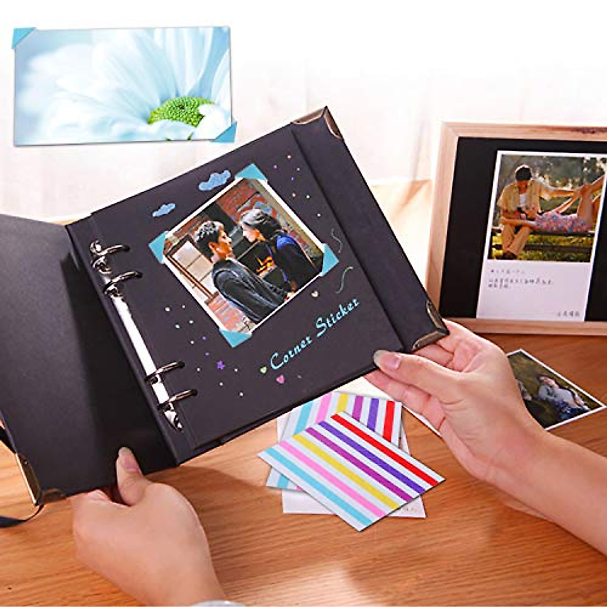 Leebotree Instant Camera Accessories Compatible with Fujifilm Instax Mini 11 Instant Film Camera Include Case/Album/Wall Hang Frames/Film Frames/Border Stickers/Corner Stickers (Lilac Purple)