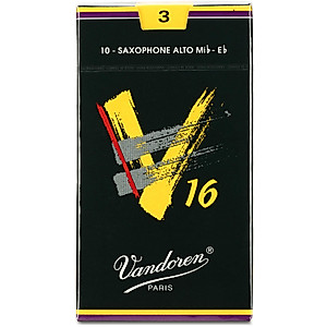 Vandoren SR703 Alto Sax V16 Reeds Strength 3; Box of 10