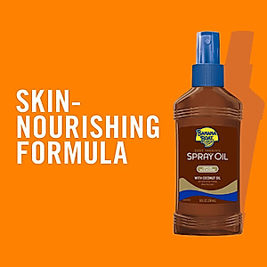 Banana Boat Deep Tanning Oil Pump Spray, 8oz | Dark Tanning Oil Spray, Contains No Sunscreen, Moisturizing Body Oil, Tanning Spray, 8oz (Pack of 3)