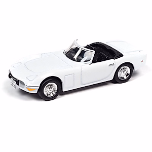 1967 2000GT Convertible White (007) "You Only Live Twice (1967) Movie Series 1/64 Diecast Model Car by Johnny Lightning JLPC002-JLSP125