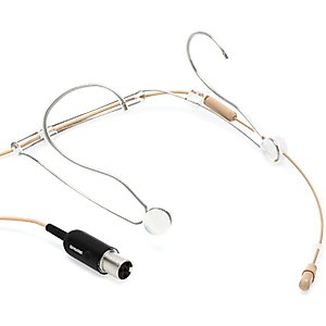 Shure DuraPlex Omnidirectional Headset Microphone, MTQG Connector, Tan (DH5T/O-MTQG)