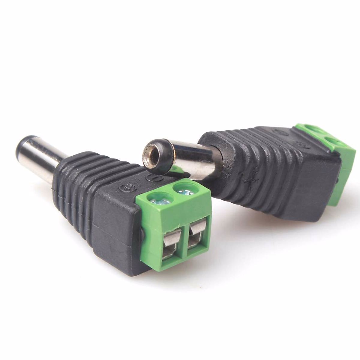 DeguangXin 20 Pairs 12V Male + Female 2.1x5.5MM DC Power Jack Plug Adapter Connector for CCTV Camera and LED Strip Light