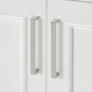 ARIEL Stafford 55 Inch Single Rectangle Sink Vanity with Carrara White Marble Countertop W/0.75" Edge in White