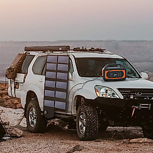 GIARIDE Foldable Solar Panel USB/DC Solar Panel Charger 18V Portable Solar Panel 80W for Laptop Solar Battery Charger for Camping Portable Solar Panels for Rv Portable Solar Charger for Car Battery