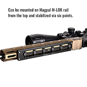 SUNWAYFOTO SMP-240 9.45 inch M-Lok Arca Rail Mount Adapter to Arca-Swiss Plate 240mm