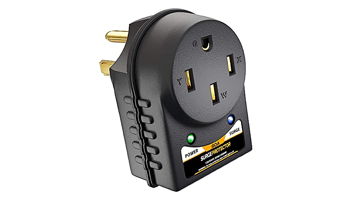 CARMTEK RV Surge Protector 50 Amp - Power Adapter with Integrated Surge ...