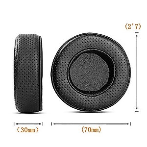 Upgrade Replacement Earpads Compatible with Skullcandy Uproar Wireless Headset with Perforated Memory Foam Cushions