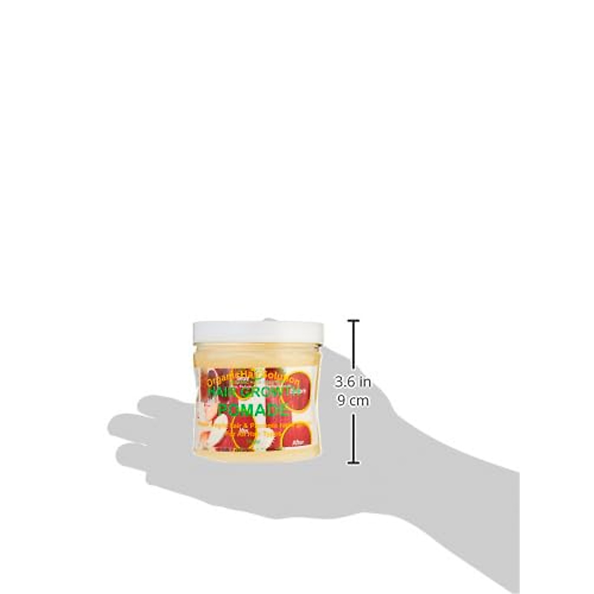 Organic Hair Solution-Hair Growth Pomade Grease with Peppermint-Mango Butter-Tea Tree - Argan- Jojoba seed- Avocado- Castor oil- For Scalp and Hair-For Stronger, Thicker Longer Hair-NOURISH & STRENGTH