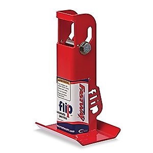 Fastway Flip 88-00-6500 Trailer Tongue Automatic Fold-Up Jack Foot Plate--6 Inch Extension (2-Inch Inner Jack Tube), 2 1/4 Inch , RED