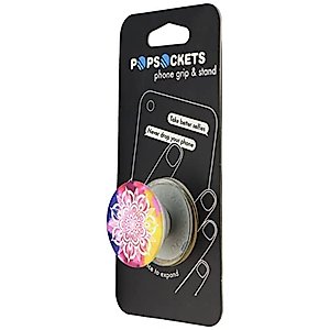 PopSockets PopTop (Top only. Base Sold Separately.): Swappable Top for PopGrip Bases, PopGrip Slide, Otter+Pop & PopWallet+ - Passionfruit Mandala