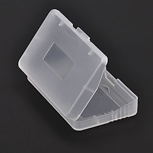 Tectra 10Pcs Game Card Cartridge Case, Clear Protective Game Cartridge Card Box Storage Case Cover for Nintendo Game Boy Advance GBA