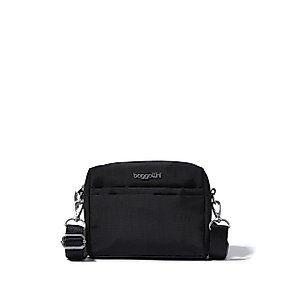 Baggallini Womens 2-in-1 2 in 1 Convertible Belt Bag, Black, One Size US