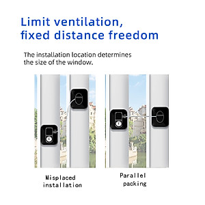 Refrigerator Lock, 2 Packs Self-Adhesive Fridge Lock with Keys, Childproof Freezer Lock Cabinet Locks with Rustproof Straps Strong Adhesive White.