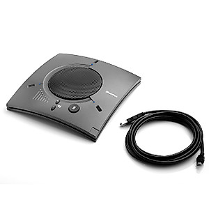 ClearOne Aura Chat 150 USB Speakerphone with 3 Microphones for 360 Degree Coverage - Home Office Solutions