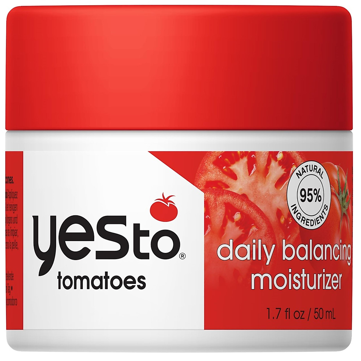 Yes To Tomatoes Daily Balancing Moisturizer, Blemish-Fighting & Enlightening Moisturizer, Natural Vegan & Cruelty Free, 1.7 Fl Oz